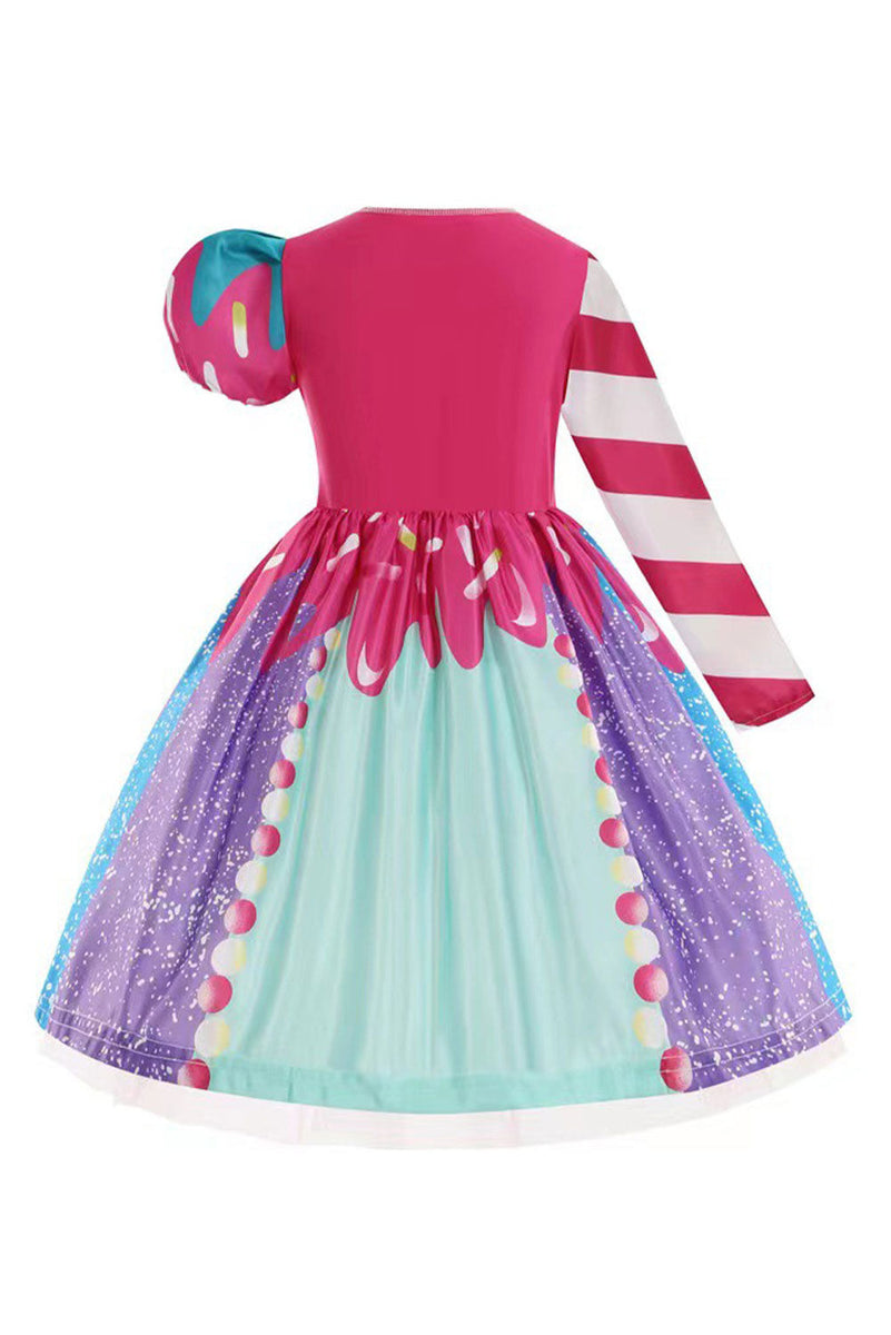 Christmas Costume: Girls Kids Candy Princess Dress Cosplay Costume ...