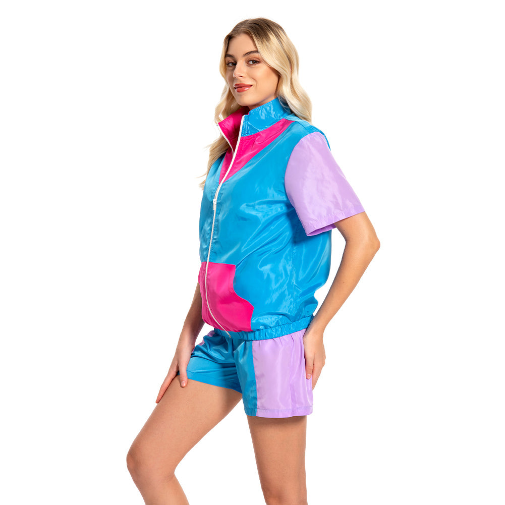80s 90 s Costume: Women Retro Cosplay Costume Outfits Halloween Costume ...