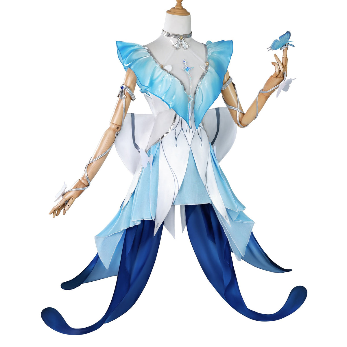 Wuthering Waves Costume The Shorekeeper Women Blue Dress Adult Female ...