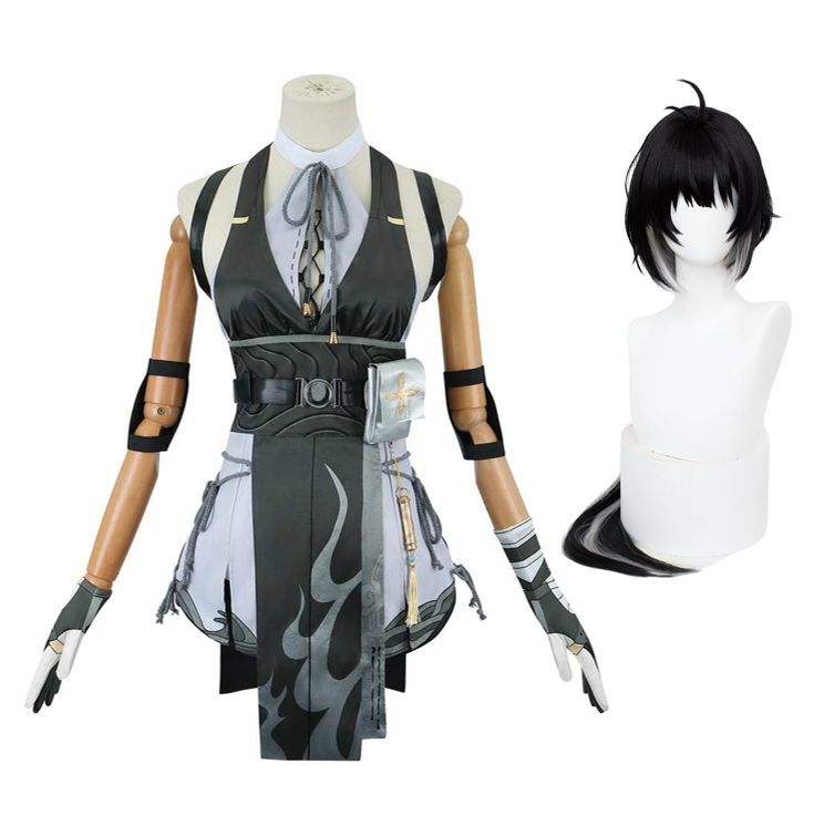 Wuthering Waves Costume Drifter Cosplay Black Outfits Adult Female ...