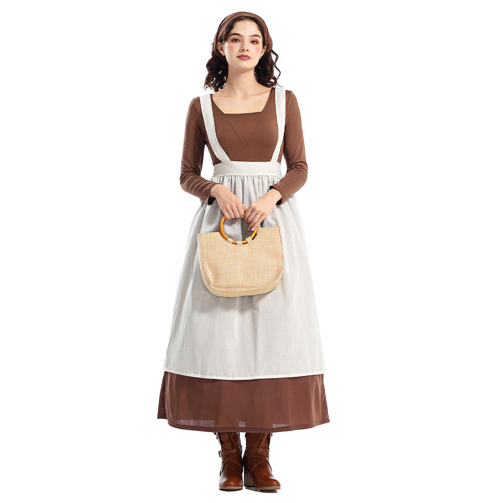 Medieval Renaissance Costume:Female Maid Dress Cosplay Costume Outfits ...