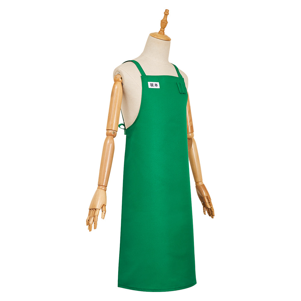 Sakamoto Days:Taro Sakamoto Green Apron Cosplay Costume Outfits ...