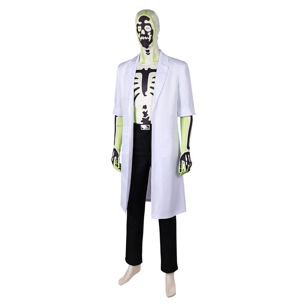Creature Commandos: Dr. Phosphorous Cosplay Costume Outfits Halloween Suit