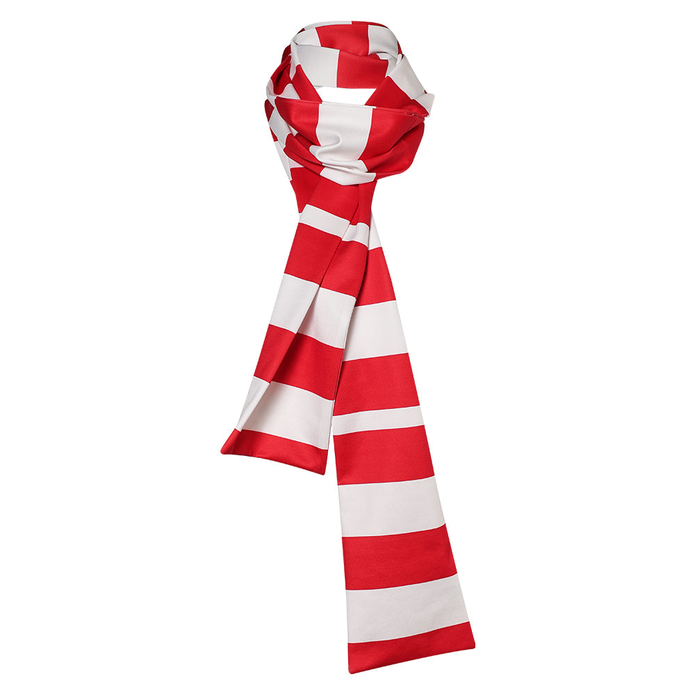 cos scarf The Cat in the Hat Cosplay Scarf Halloween Costume Accessories
