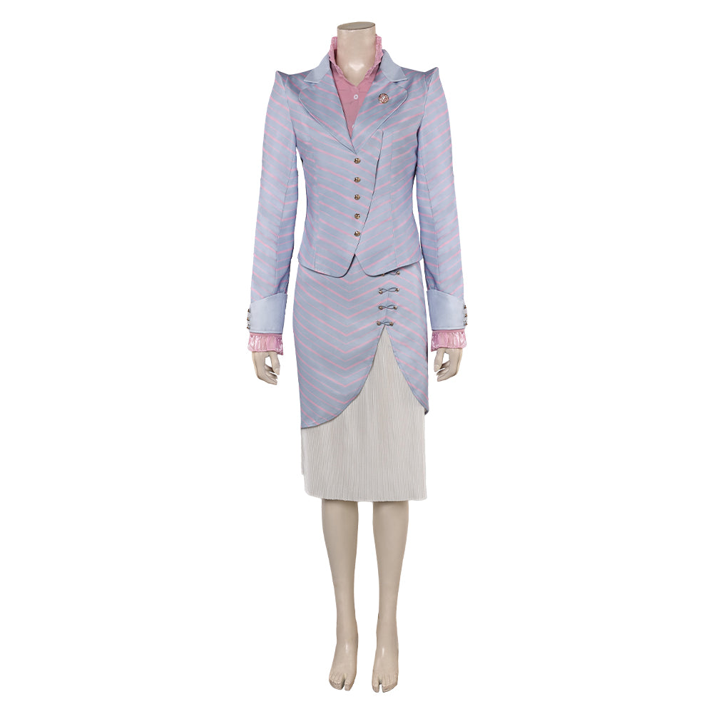 Part One Glinda Pink and Purple Striped Suit Cosplay Costume Outfits ...