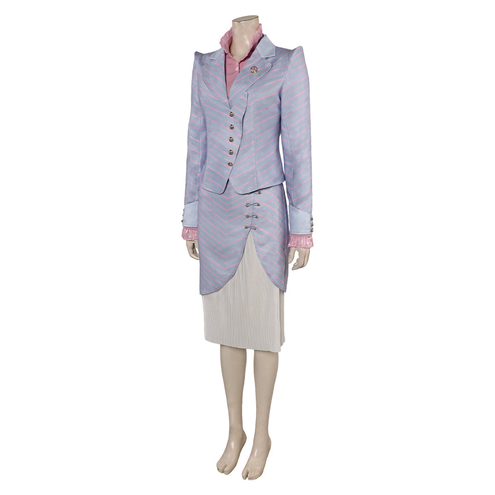 Part One Glinda Pink and Purple Striped Suit Cosplay Costume Outfits ...