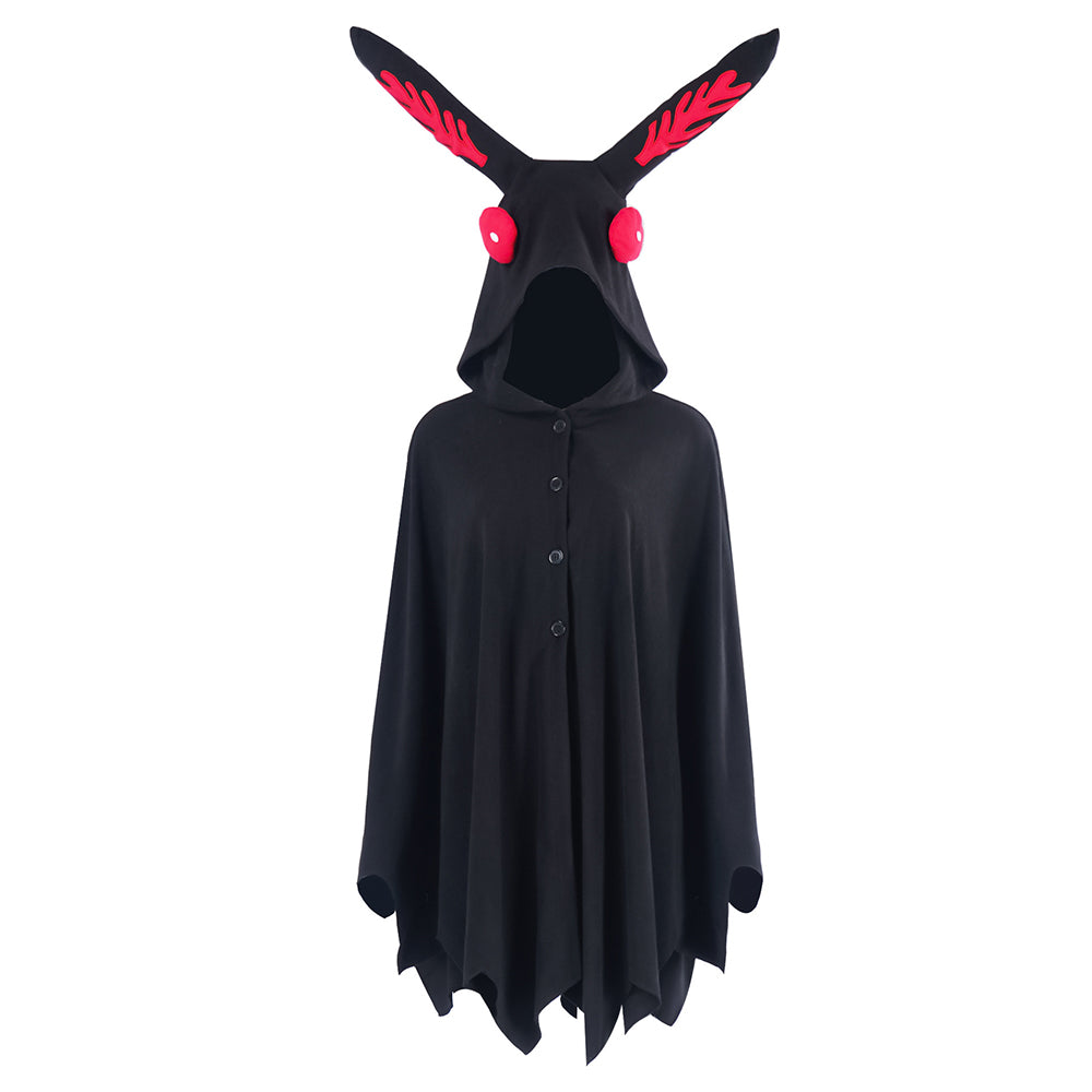 Black Mothman Robe for Halloween Cosplay Costume For Adult Unisex ...