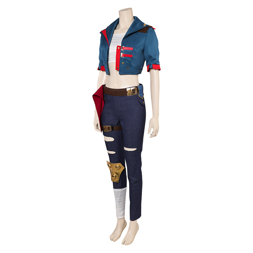 Vi League of Legends: Vi Fighting Uniform Arcane Season 2 Cosplay ...
