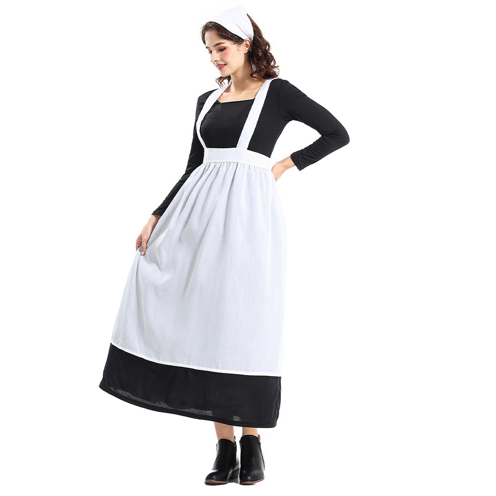 Medieval Renaissance Costume: Colonial style estate maid dress Outfits ...