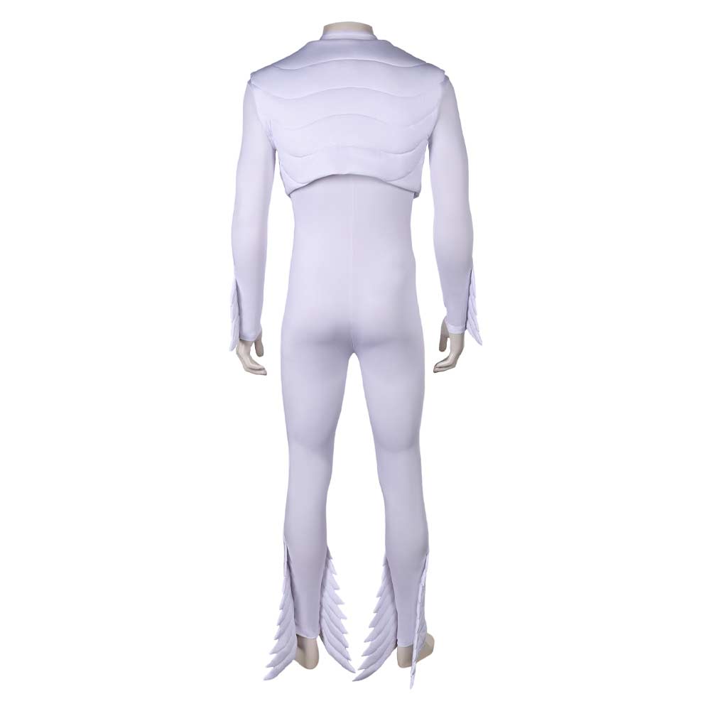 Band Queen: Freddie Mercury White Wings Jumpsuit Costume Outfits ...