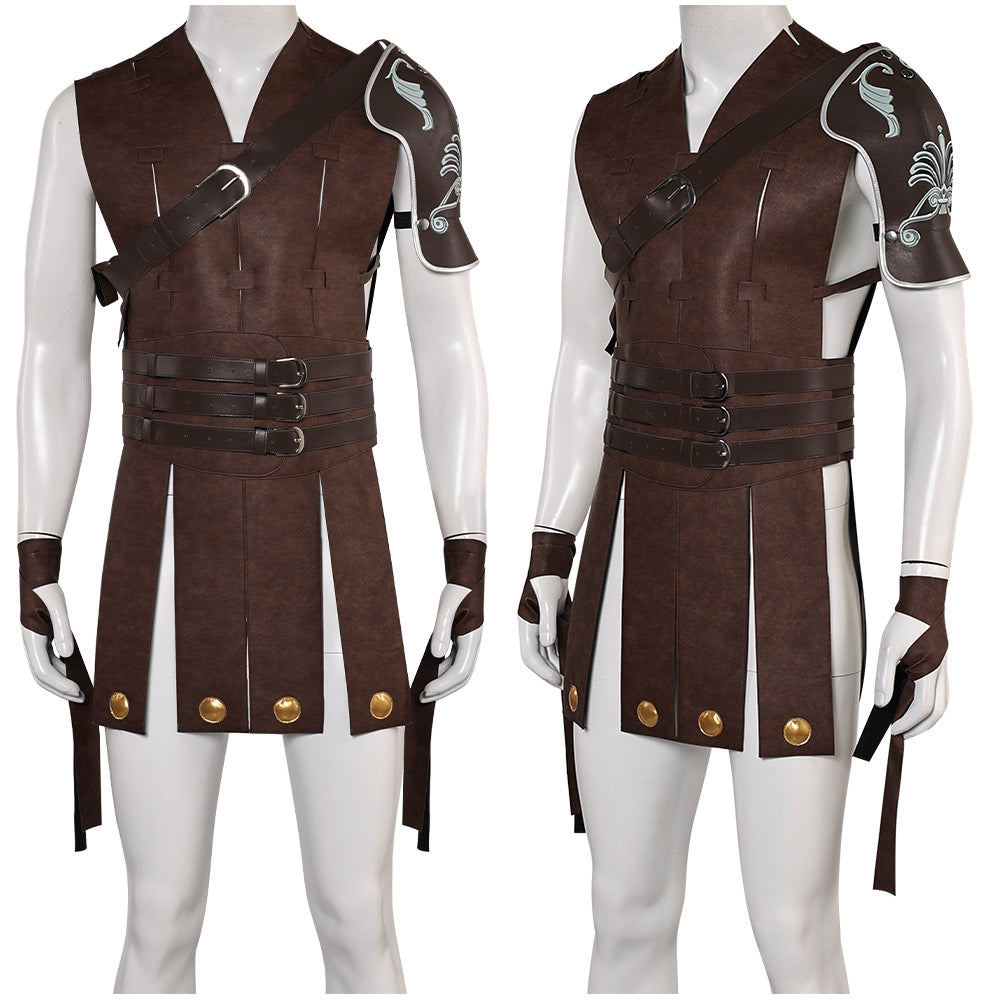 Gladiator2: Commodus Cosplay Black Costume Outfits Halloween Carnival ...