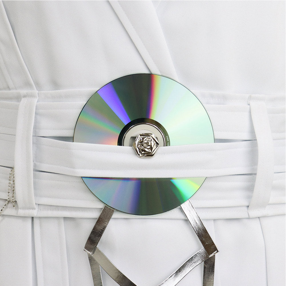 Alien Stage Costume Luka Cosplay Adult Unisex White CD Suit Cosplay ...