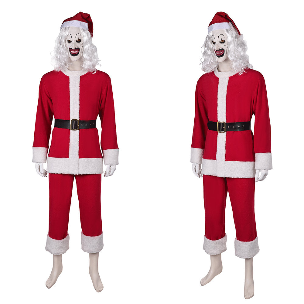 Terrifier: Costume Christmas Cosplay Terrifier Art The Clown Costume ...