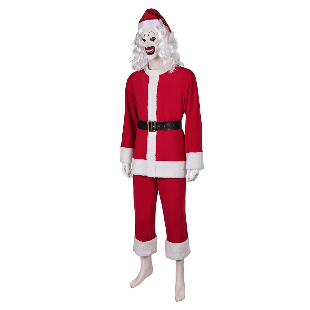 Terrifier: Costume Christmas Cosplay Terrifier Art The Clown Costume ...