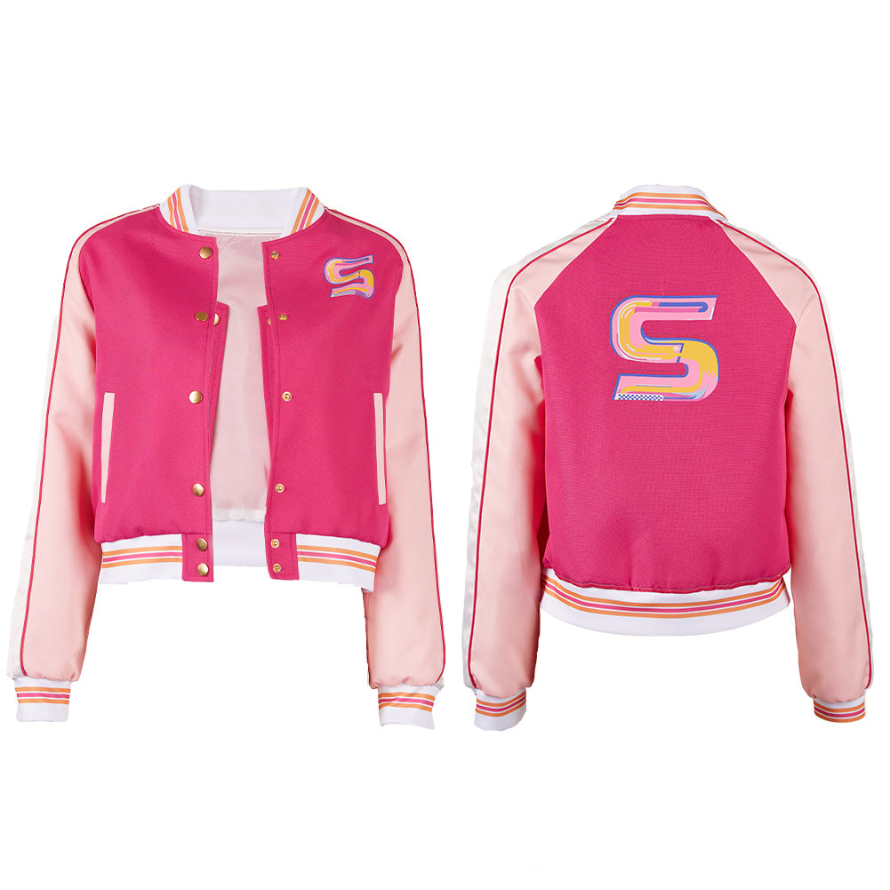 The Substance (2024):Sue Pink Jacket Pink Coat Cosplay Costume Outfits ...