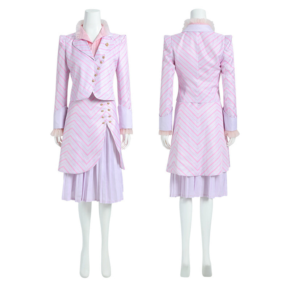 Glinda Shiz Uniform Blue Suit Cosplay Costume Outfits Halloween Costume