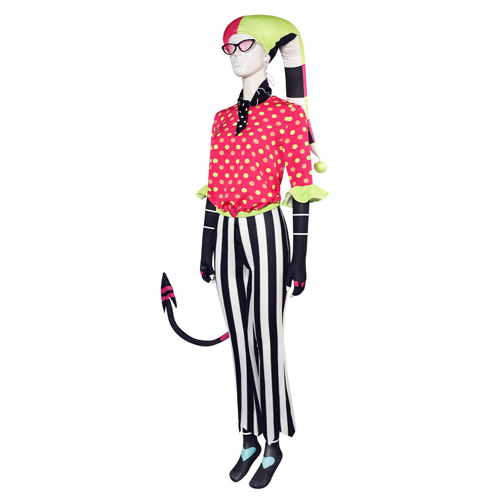 Helluva Boss: Fizzarolli Polka dot setCosplay Costume Outfits Halloween ...