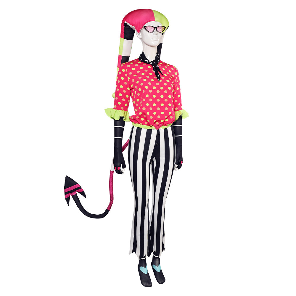 Helluva Boss: Fizzarolli Polka dot setCosplay Costume Outfits Halloween ...