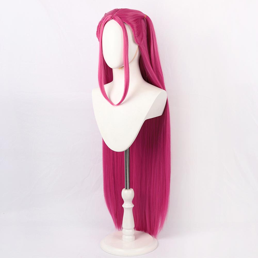 Kpop Demon Hunters Mira Cosplay Rose Pink Wig Halloween Carnival Party ...