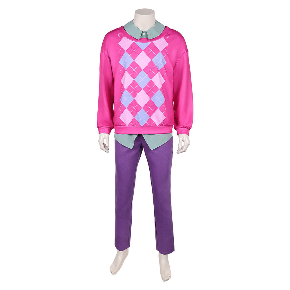 Kpop Demon Hunters Costume Baby Cosplay Pink Outfit For Adult Man ...