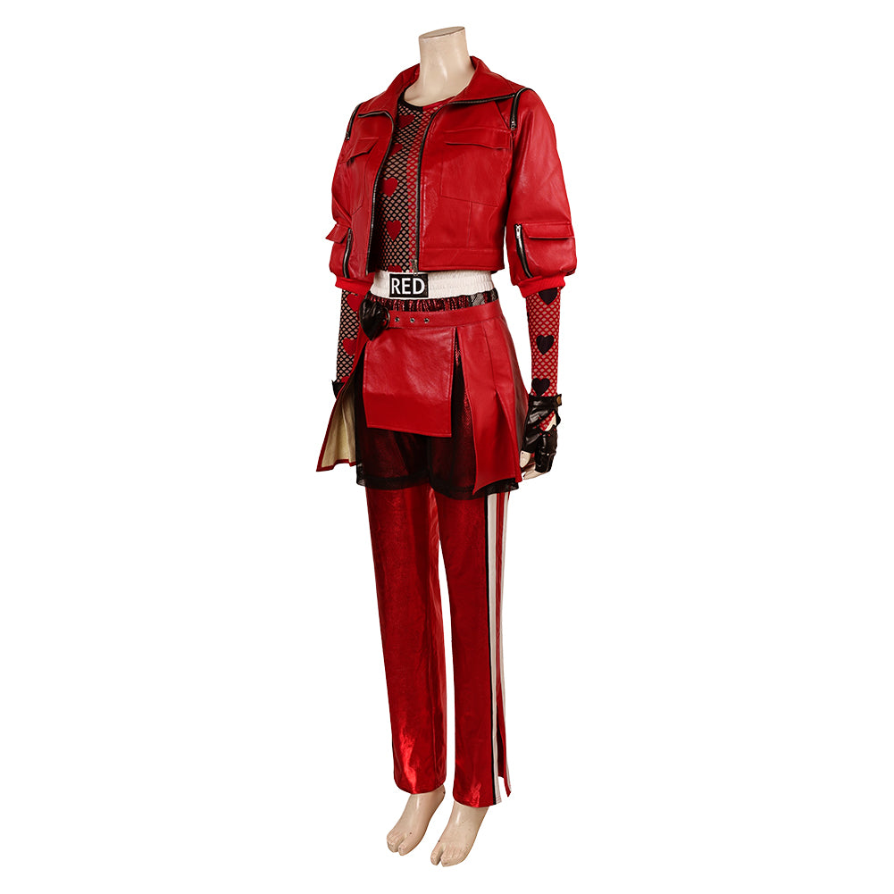 Descendants: The Rise of Red Red Cosplay Costume Outfits Halloween Suit