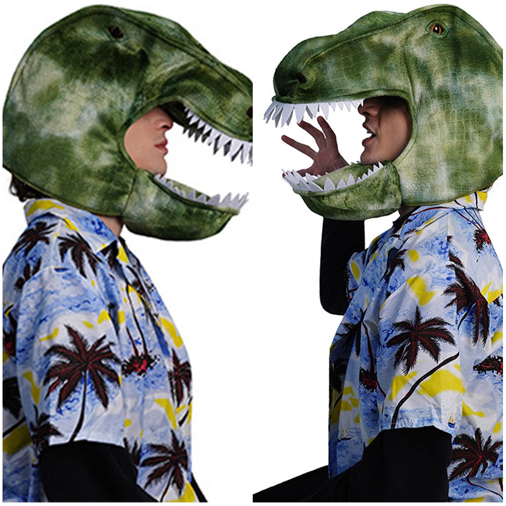 Adult Animal Cosplay Mask:Dinosaur Mask Cosplay Mask Polyester Masks ...