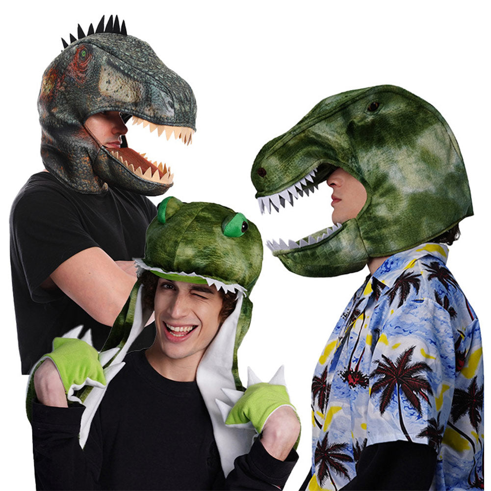 Adult Animal Cosplay Mask:Dinosaur Mask Cosplay Mask Polyester Masks ...