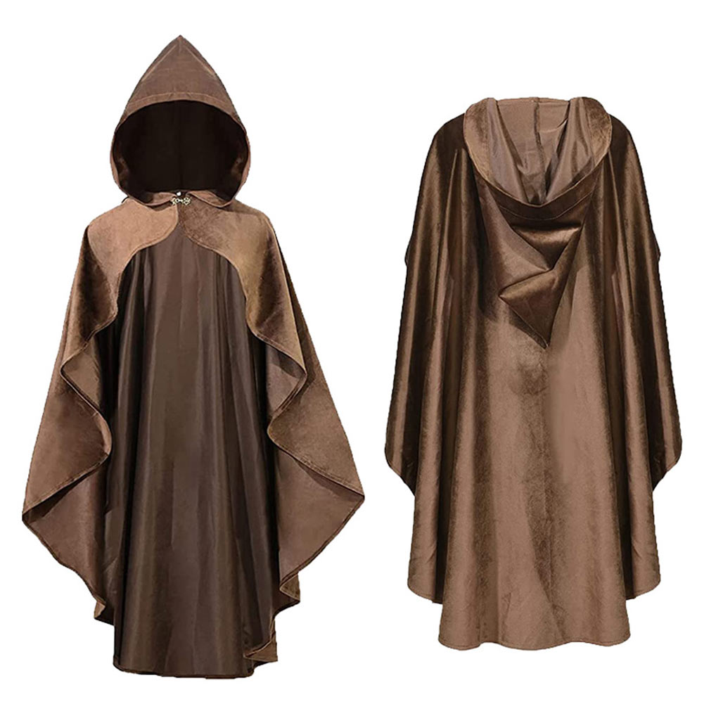 Medieval Renaissance Costume:Man&Unisex Victorian Gothic Cloak Robe ...