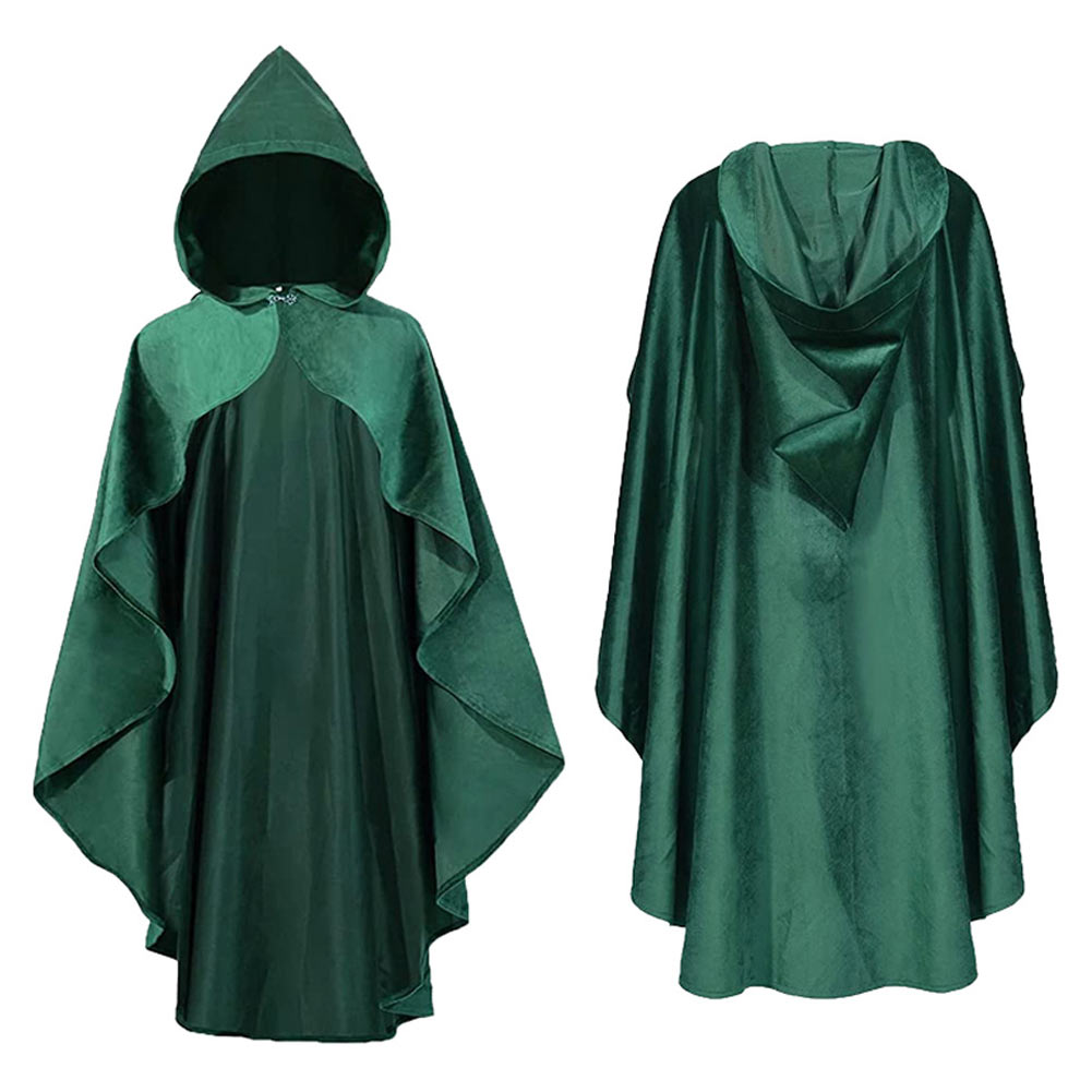 Medieval Renaissance Costume:Man&Unisex Victorian Gothic Cloak Robe ...