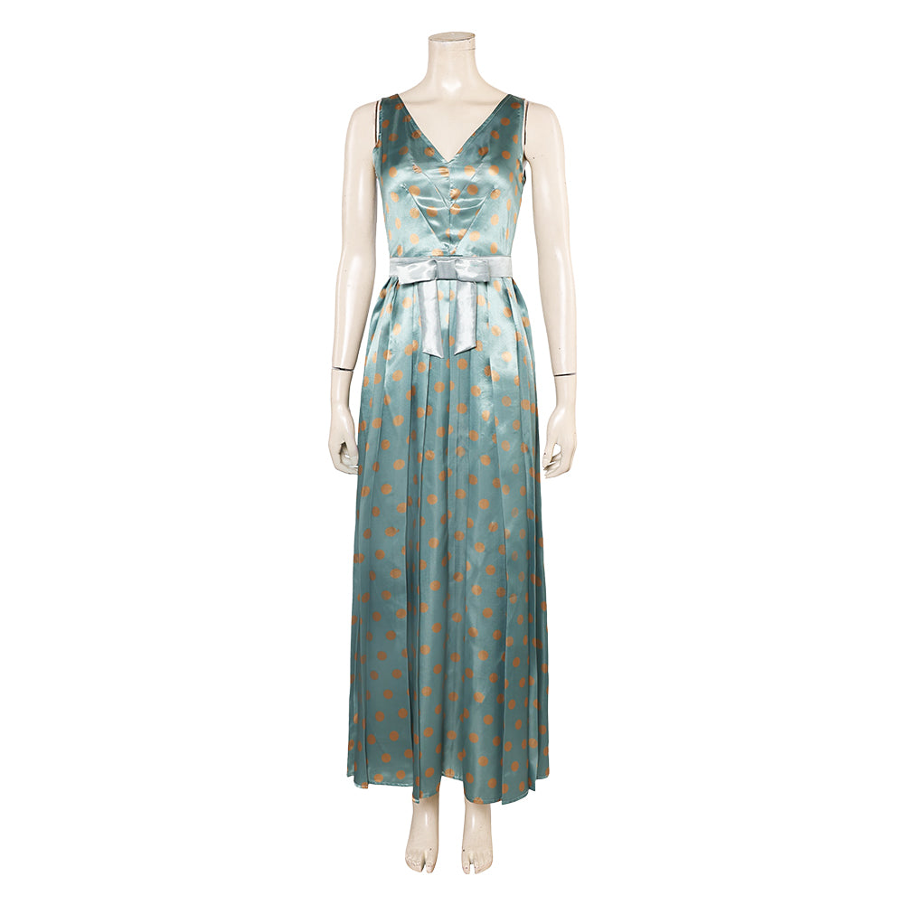 Final Destination Costume Iris Campbell Cosplay Green Dress For Adult ...