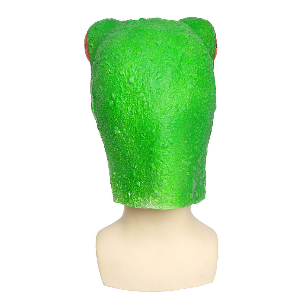 Adult Animal Cosplay Mask:Frog Mask Cosplay Latex Masks Helmet ...