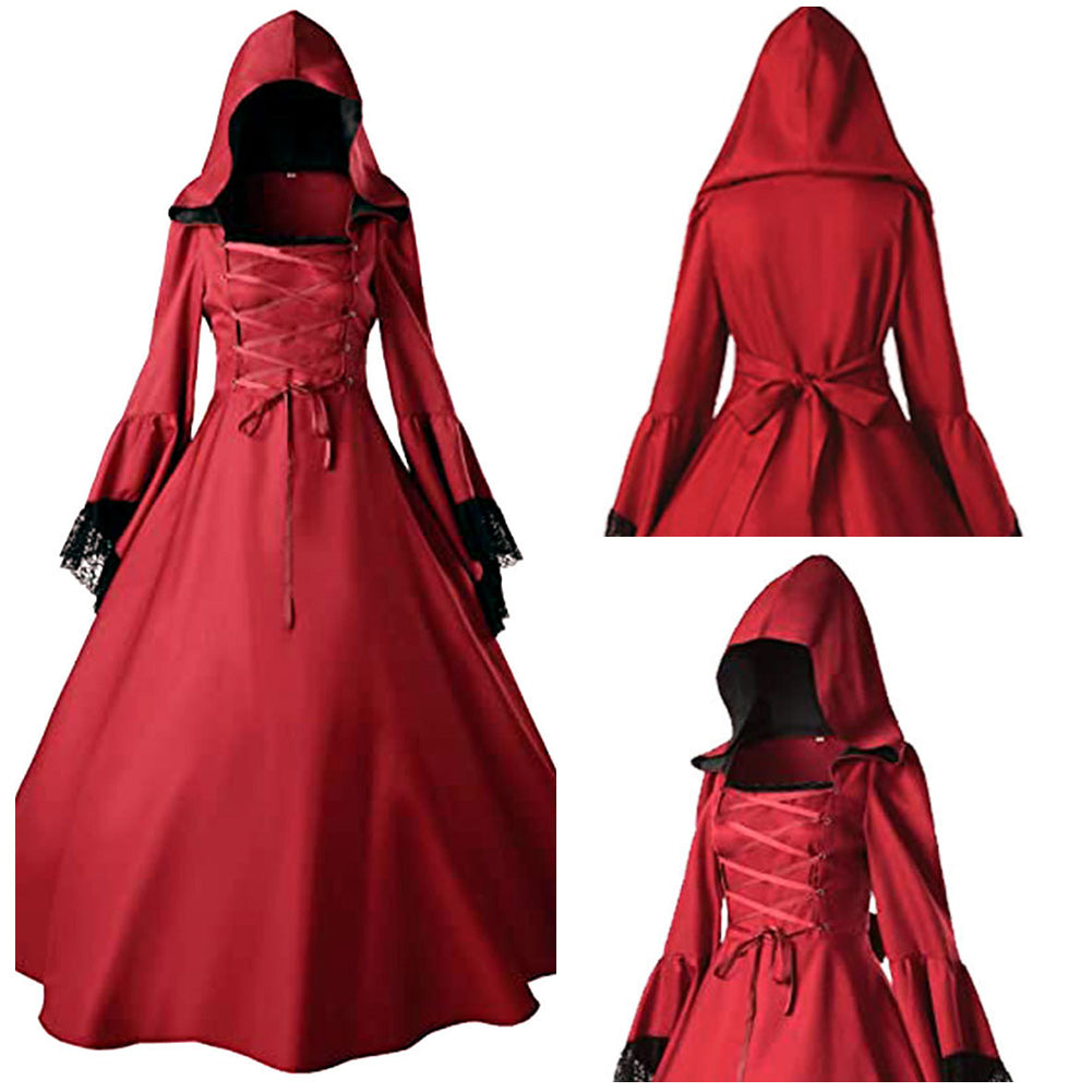 Medieval Renaissance Costume: Female Victorian Gothic Retro Cosplay ...