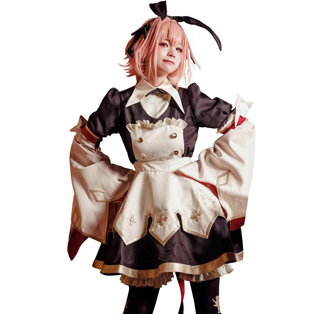 Saber Costume Fate/Grand Order Astolfo Male Full Set Cosplay White Outift