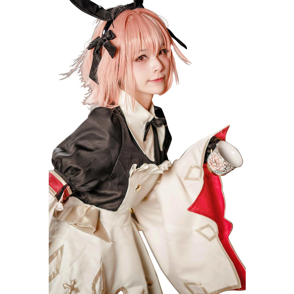 Saber Costume Fate/Grand Order Astolfo Male Full Set Cosplay White Outift