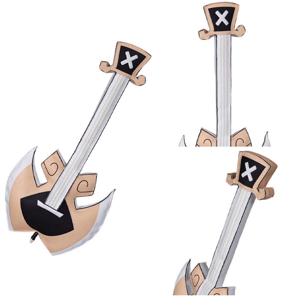 Hazbin Hotel: Adam Guitar Cosplay Halloween Costume Accessories Prop