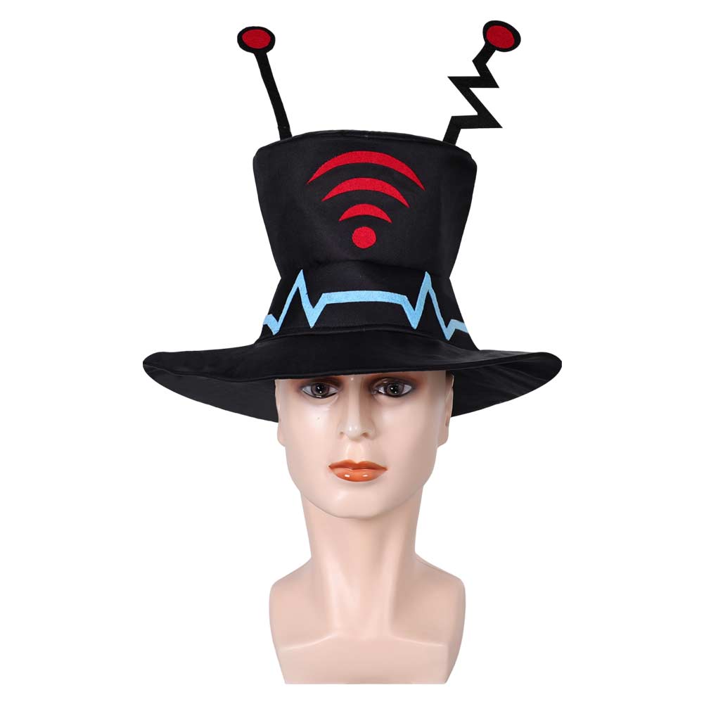 Helluva Boss: Hazbin Hotel Vox Hat Cosplay Hat Cap Halloween Costume ...