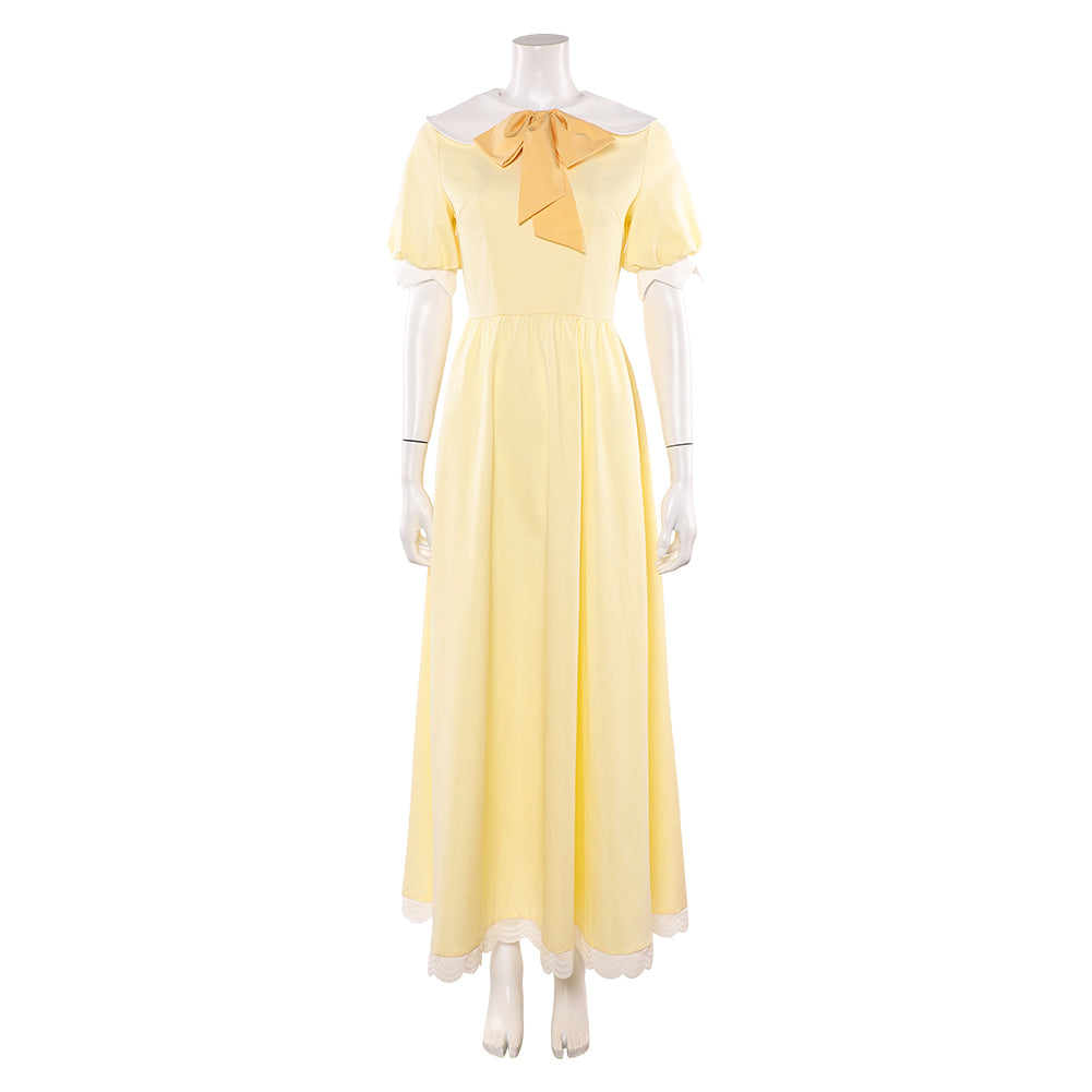 Hazbin Hotel Husk Yellow Cosplay Dress For Adult Female Halloween Costume
