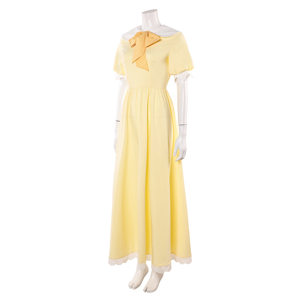 Hazbin Hotel Husk Yellow Cosplay Dress For Adult Female Halloween Costume