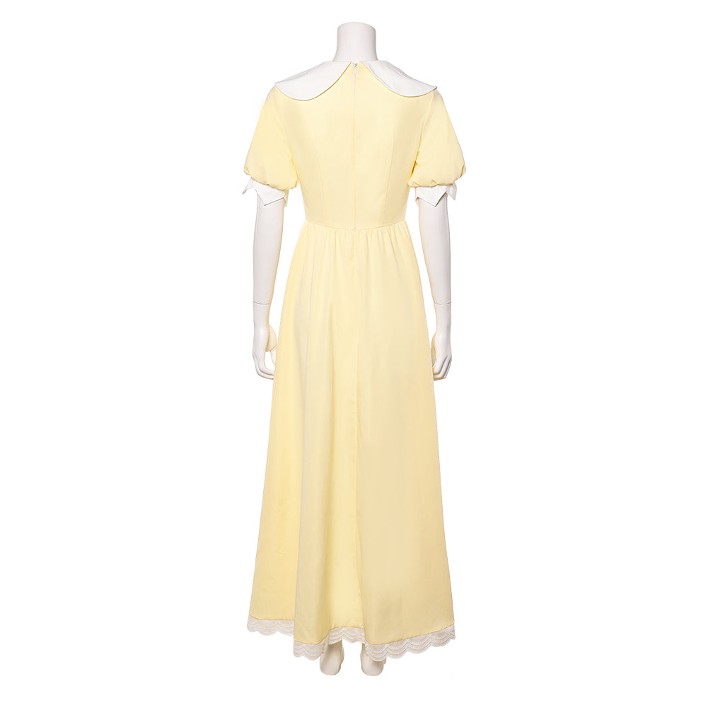 Hazbin Hotel Husk Yellow Cosplay Dress For Adult Female Halloween Costume