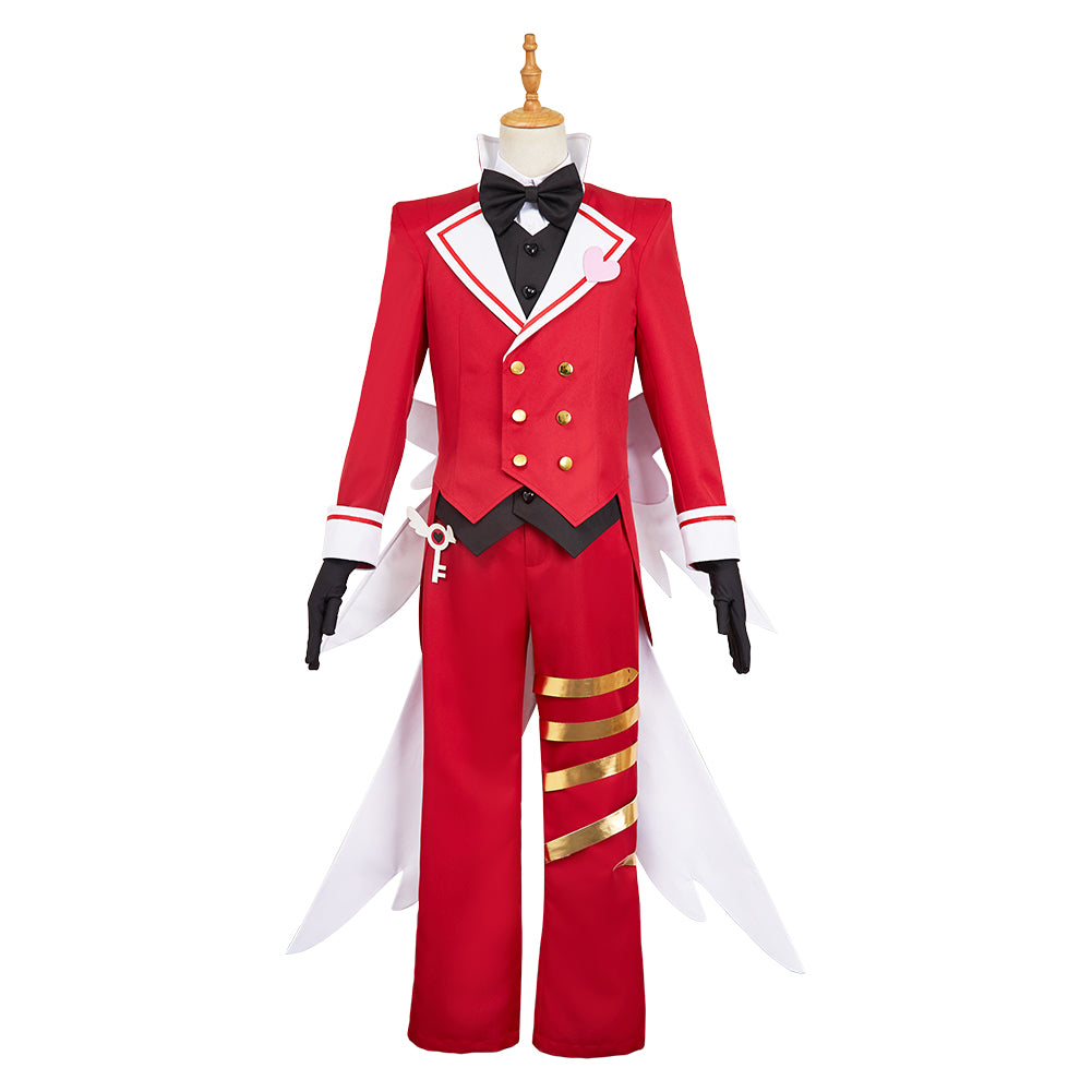 Hazbin Hotel Lucifer Red Outfit Cosplay Costume For Adult Man Halloween ...