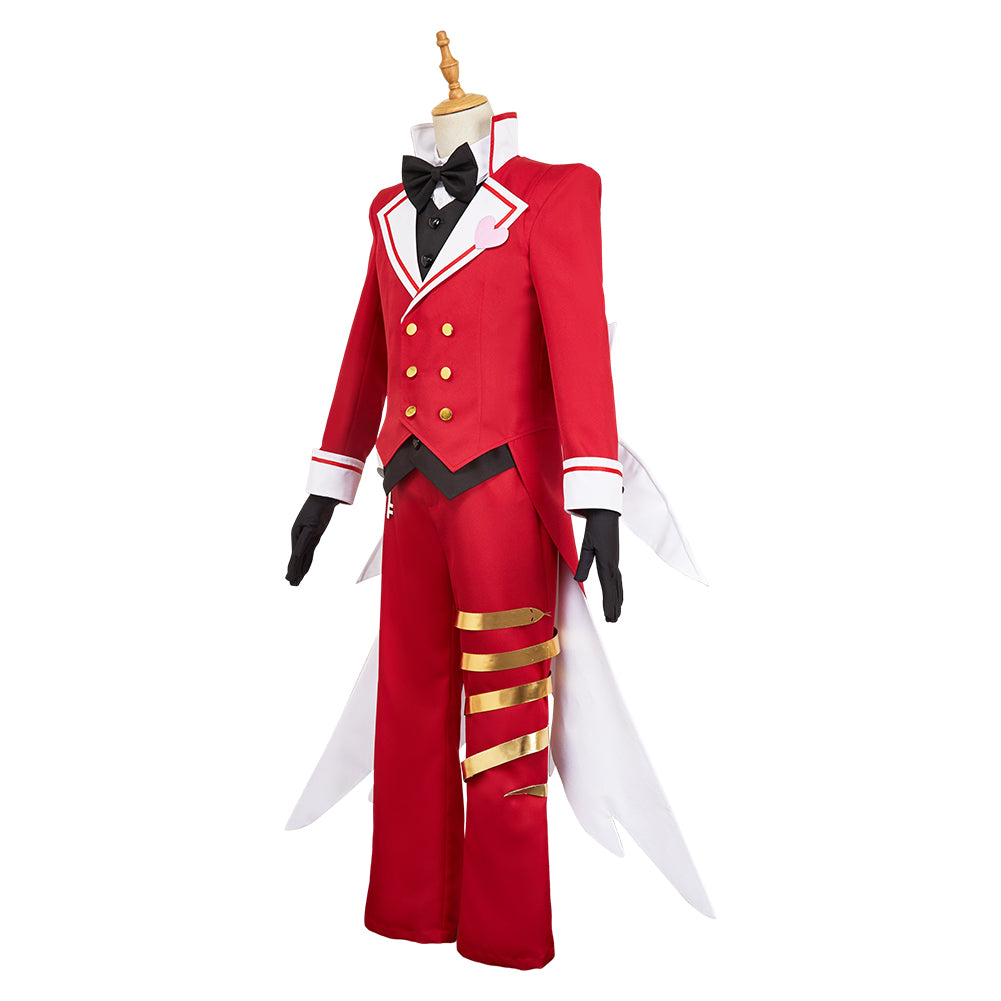 Hazbin Hotel Lucifer Red Outfit Cosplay Costume For Adult Man Halloween ...