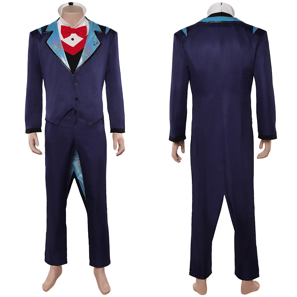 Hazbin Hotel Vox Blue Cosplay Costume For Adult Man Halloween Costume