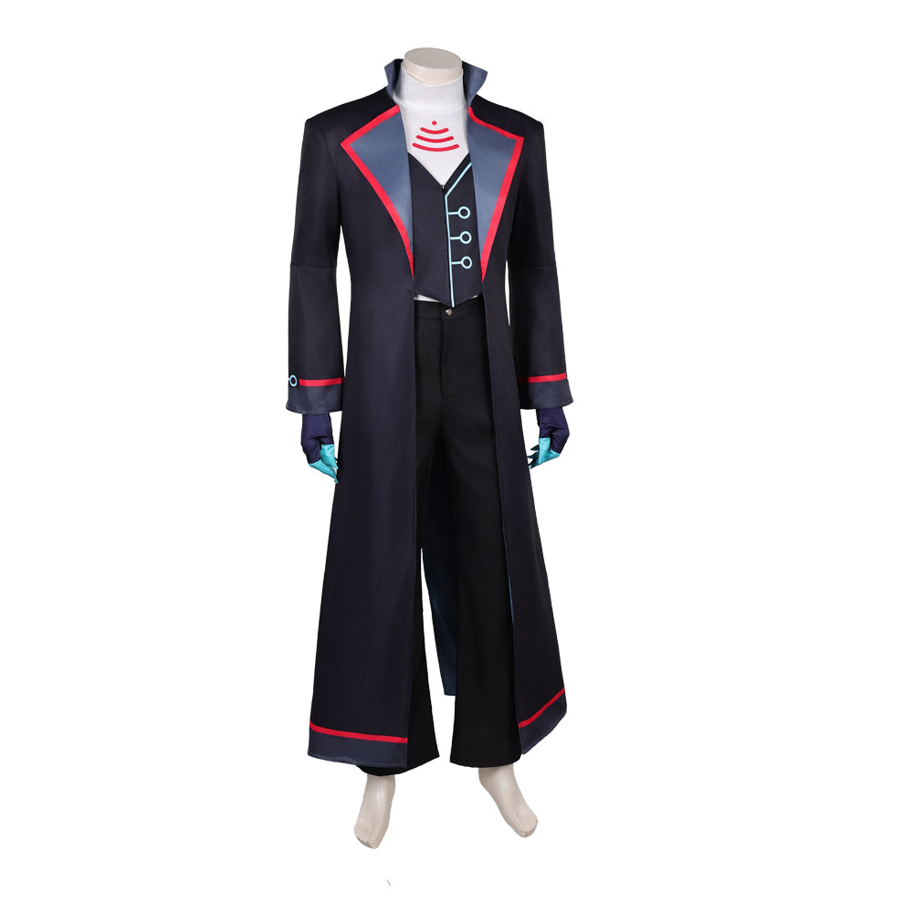 Hazbin Hotel Vox Black Cosplay Costume For Adult Man Halloween Costume