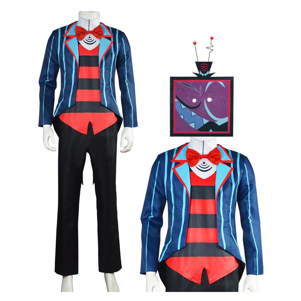 Hazbin Hotel:Costume Vox Cosplay Costume Outfits Halloween Costume
