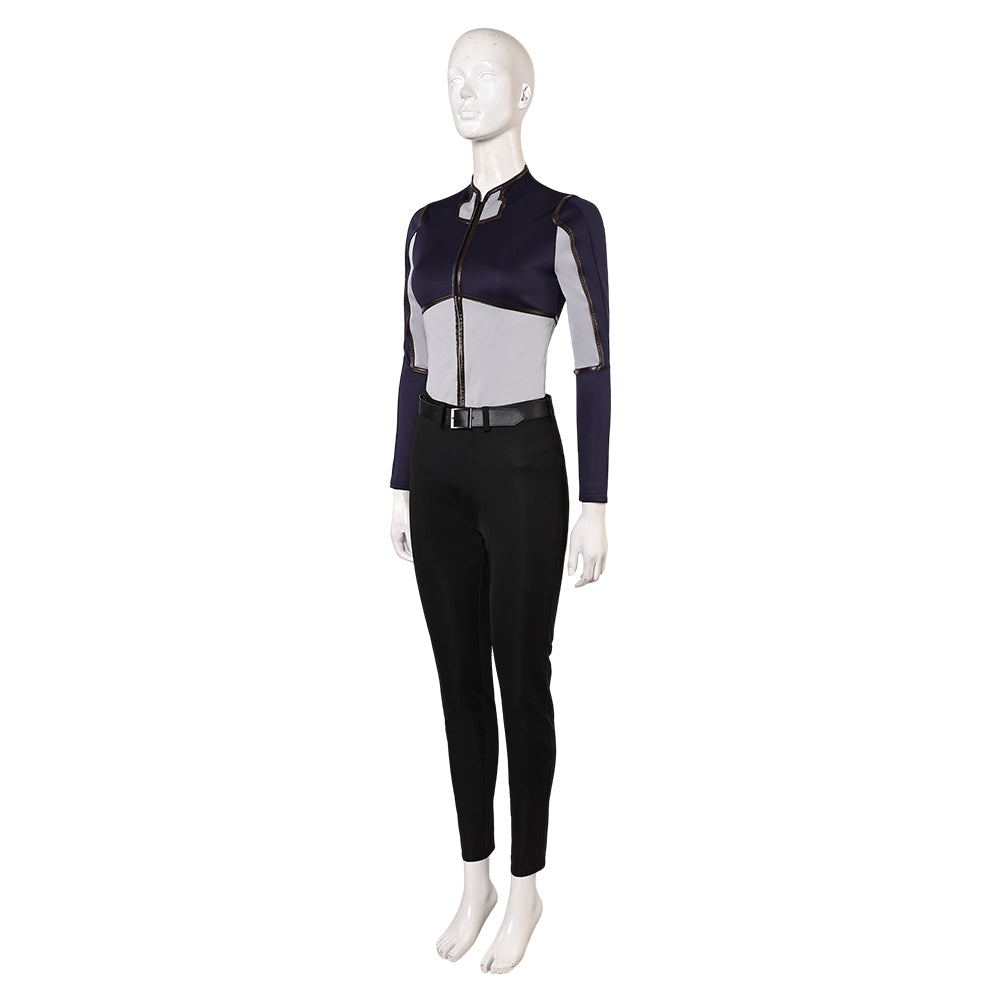 Hunter Monster: Hunter Cosplay Costume Female Woman Dark Blue Costume