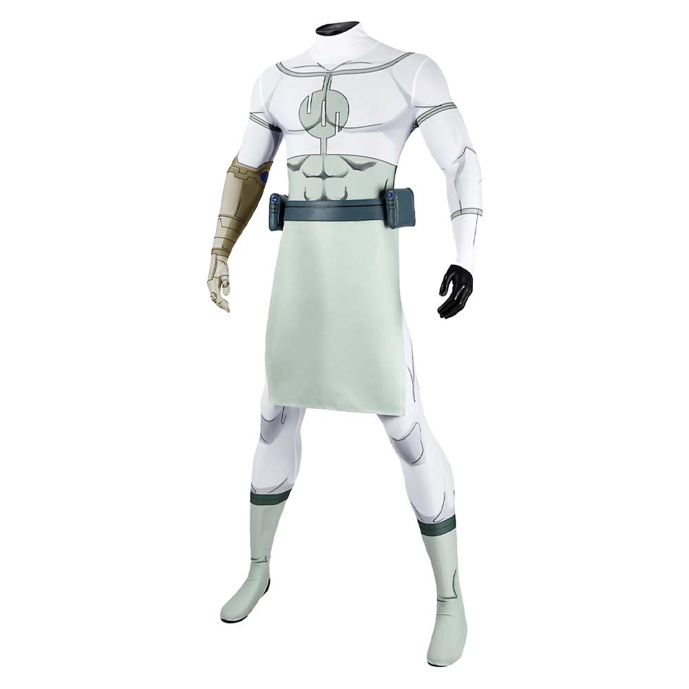 Invincible Costume Conquest Cosplay White Jumpsuit For Adult Man ...