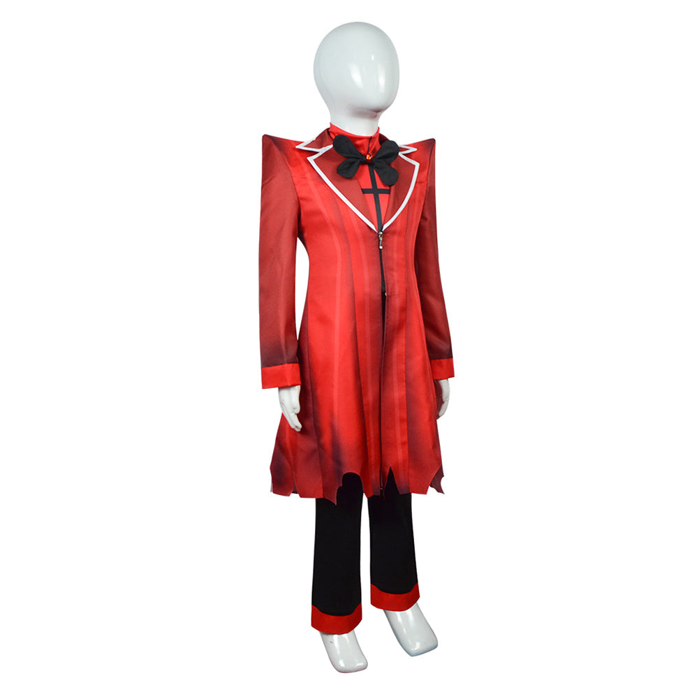 Hazbin Hotel:Costume Kid Red Suit Alastor Cosplay Costume Outfits ...