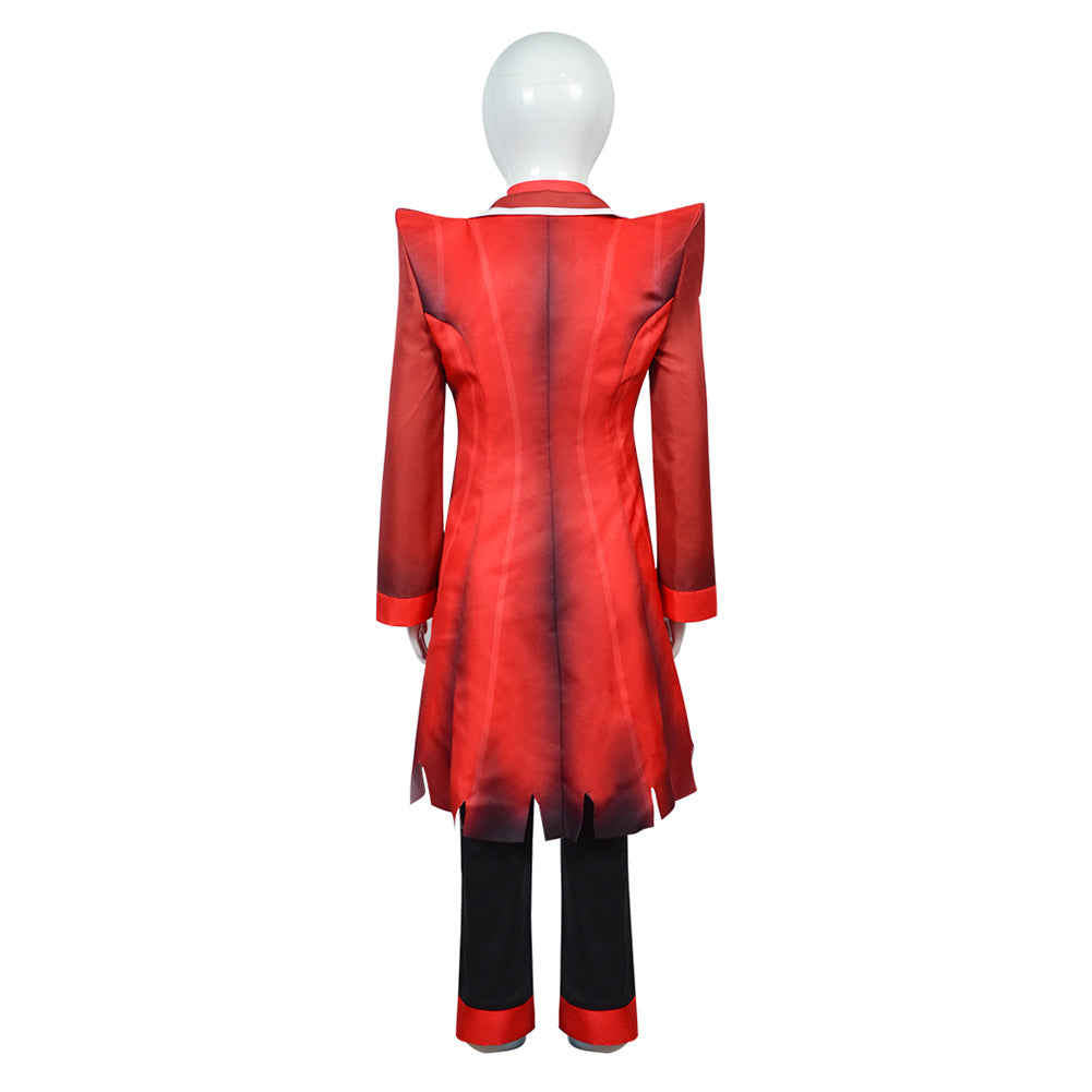Hazbin Hotel:Costume Kid Red Suit Alastor Cosplay Costume Outfits ...