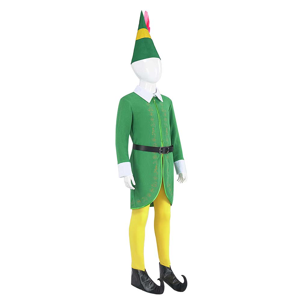 Elf: Buddy‘s Musical Christmas Cosplay Kids Costume Outfits Halloween Suit