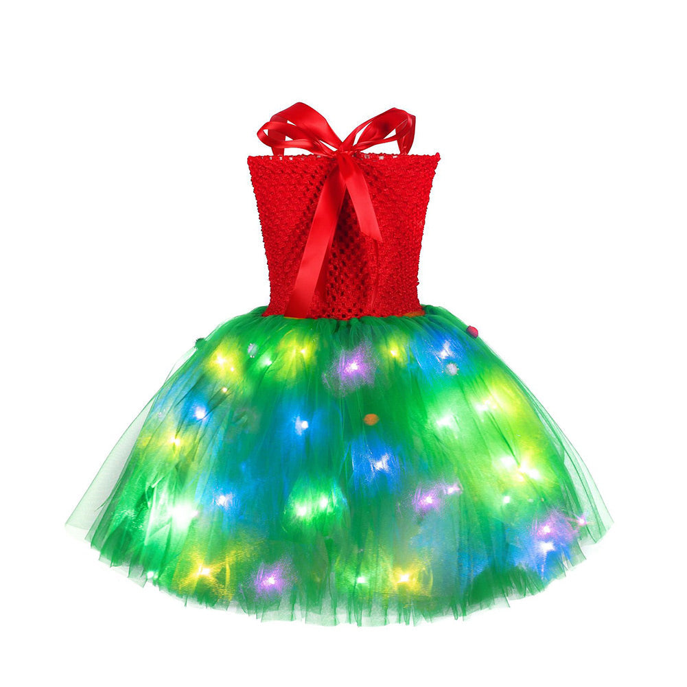 Christmas Costume: Kids Girls Christmas TUTU Dress Christmas Tree ...